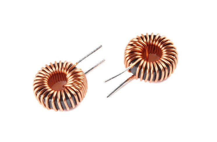 47μH 13x6mm 5A ferrite magnetic inductor coil toroidal 0.7mm wire dia ...