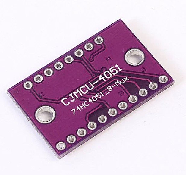 74HC4051 8 Channel Analog Multiplexer/Demultiplexer Breakout Board for ...