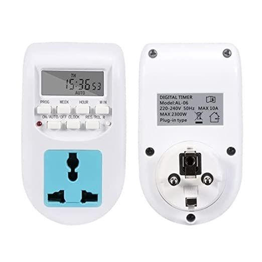 Digital Timer Switch 220-240 V 50Hz 10A Plug In Type Programmable ...