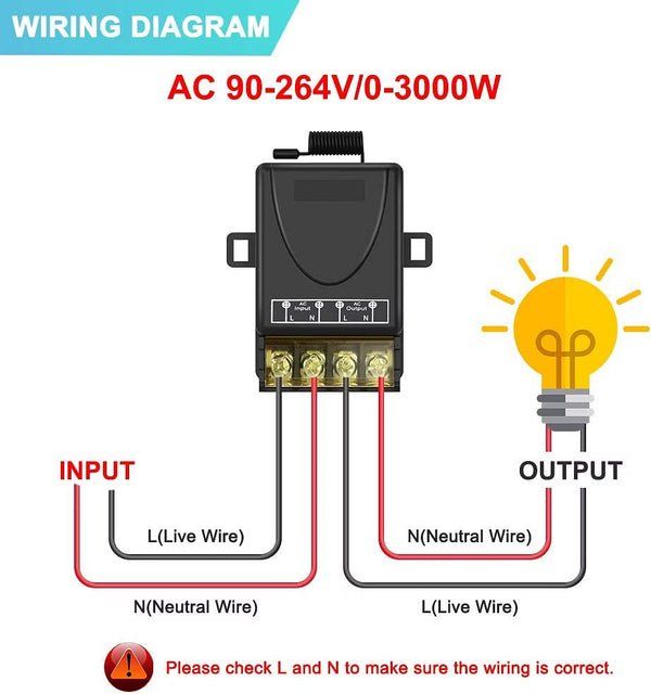 433MHZ High range wireless remote 30A 1channel | Roboway 433MHZ High range wireless remote 30A 1channel | Roboway