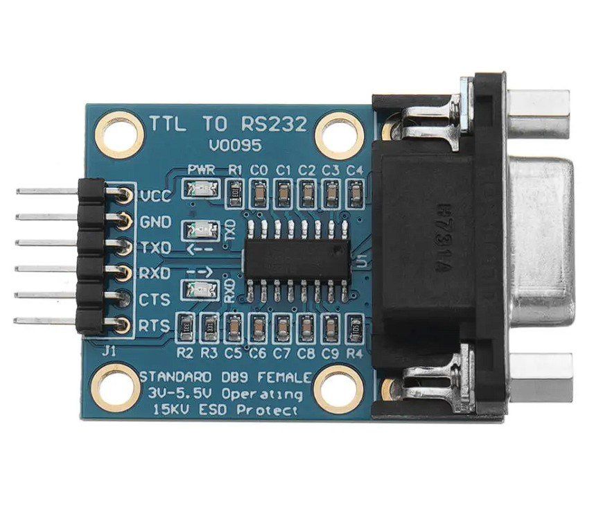 RS232 SP3232 Serial Port To TTL RS232 to TTL Serial Module With Brush Line 3V To 5.5V - Roboway