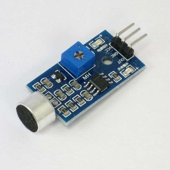 Sound Detection Sensor Lm393 Electret Microphone Module Roboway 