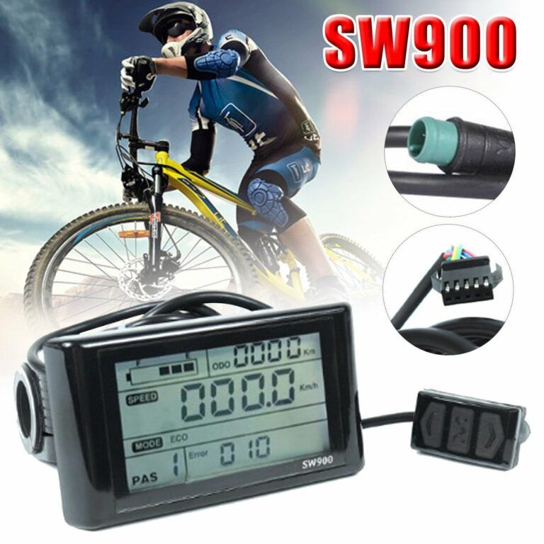 Ebike Display SW900 LCD Speedometer Battery Level Indicator