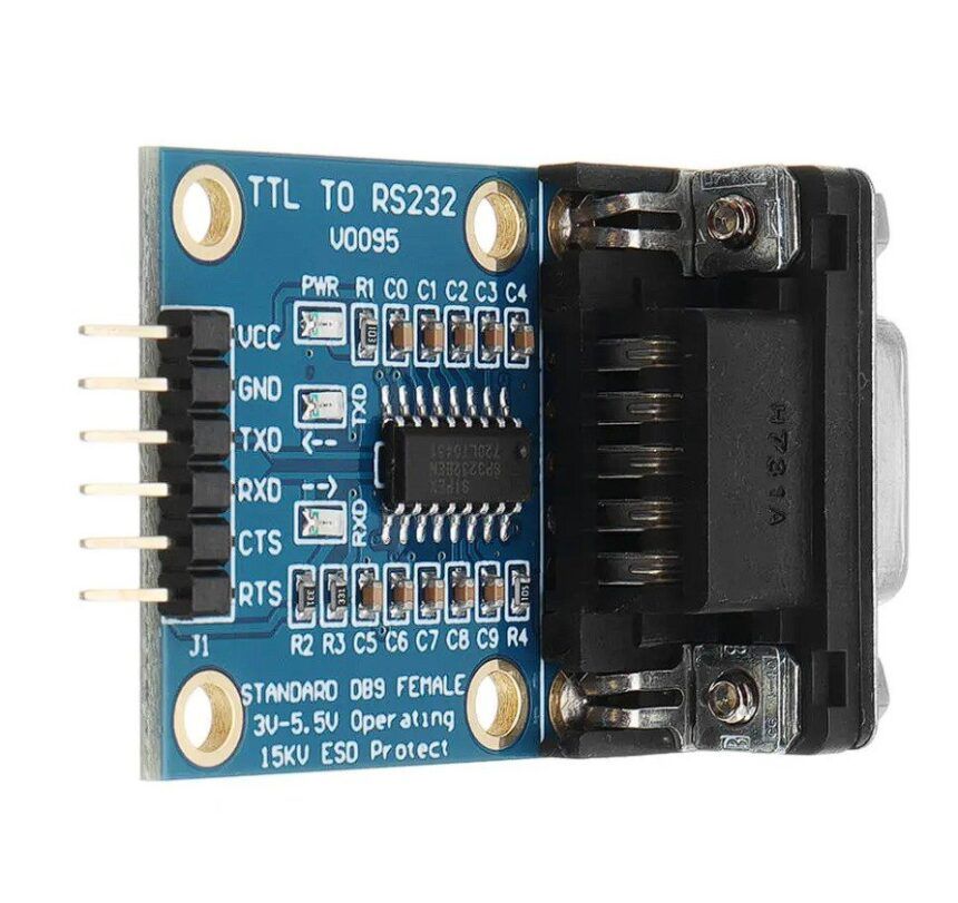 RS232 SP3232 Serial Port To TTL RS232 to TTL Serial Module With Brush ...