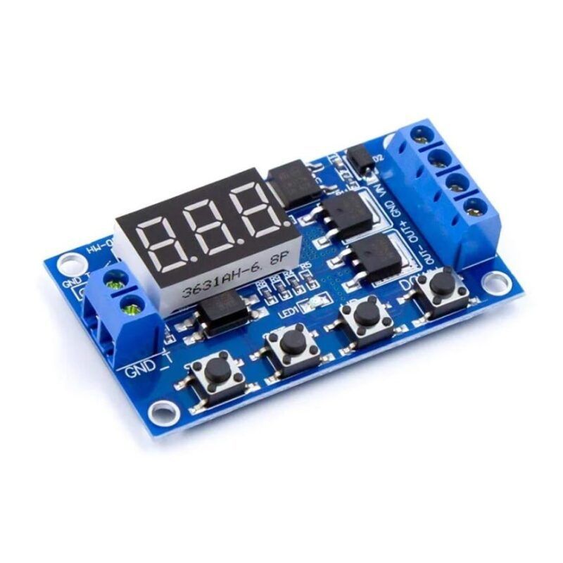 Timing Delay Switch Circuit with Double MOSFET Control - Roboway