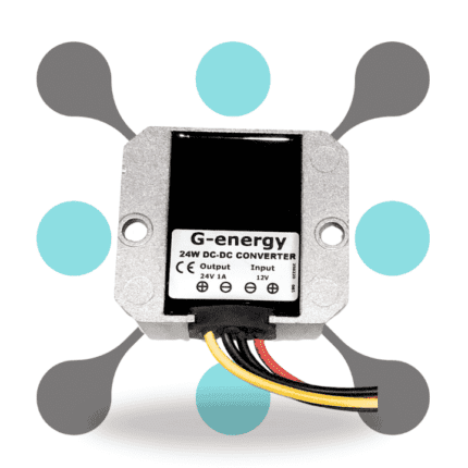G Energy 12V to 24V 1A 24W Boost Converter With IP68 Rating