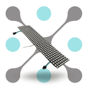 WS2812B 8x32 Addressable Flexible LED Matrix Panel