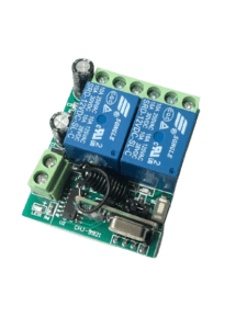 Dc 12V 433Mhz 2 Channel Relay Reciever Rf Remote Controller