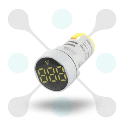 AC 20-500V Digital Ac Voltmeter Yellow Digital Display