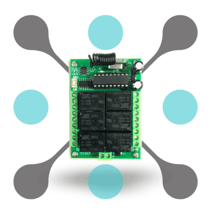 433Mhz 6 Channel RF Relay Wireless Switch Reciever